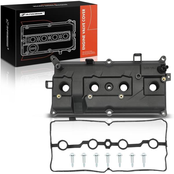 商品名A-Premium エンジンバルブカバー 交換用 日産バーサ2007-2012 Tiida 2007-2018 1.8L L4A-Premium Engine Valve Cover Compatible with Nissan Ve...
