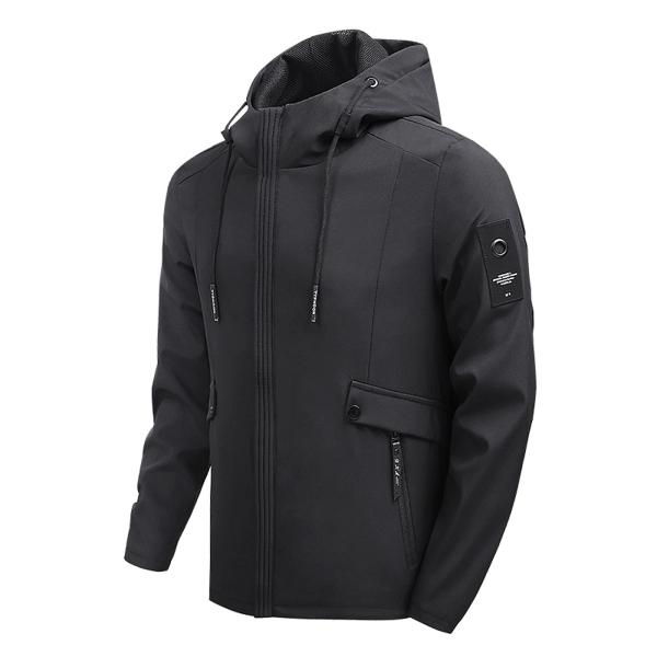 商品名:  Hiking Rain Jacket Blouse Rain Jacket for Men Lightweight Windbreaker Bomber Jackets Classic Zip Front Hoodies Coa...