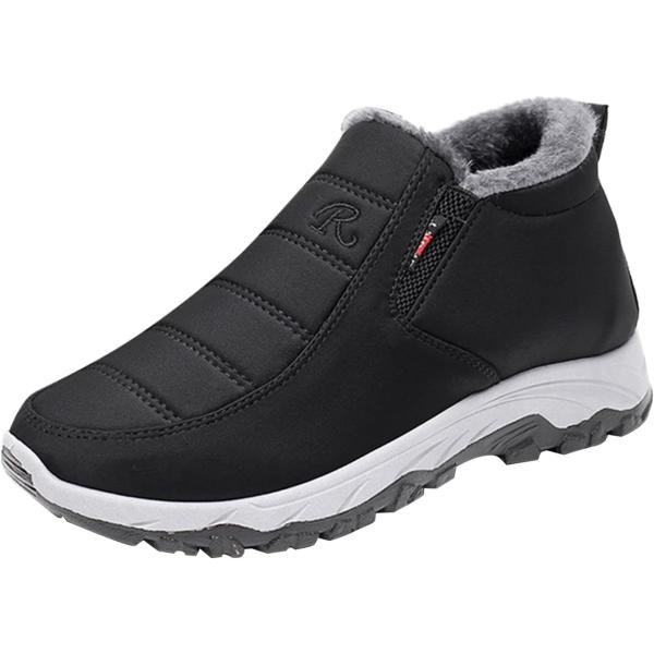 商品名Ladies Couple Boots Winter Flat Splashing Thickening Velvet Warm Side Zipper Mid Tube Snow Boots Boots for Womens Win...