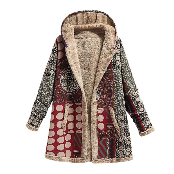 商品名:  ESCBUKI My Orders Placed Recently by Me Winter Coat Women Fleece Lined Coat with Hood Cute Western Print Button Up...