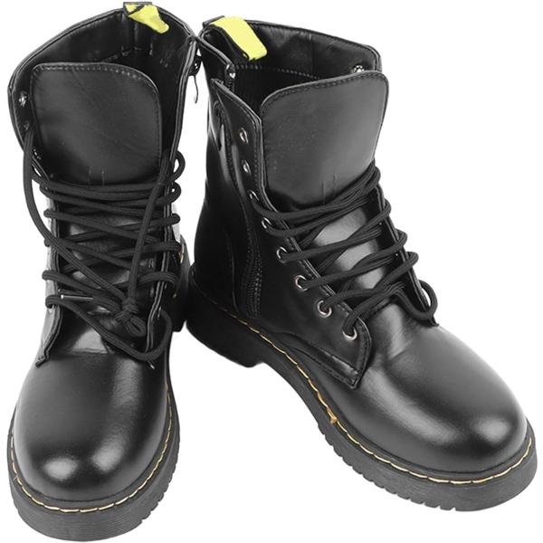 商品名Syrisora Woman Lace Up Boots Thick Soled Low Heel Boots Fashionable Slipless Breathable Footwear (37)ブランド：Syrisora商品サ...