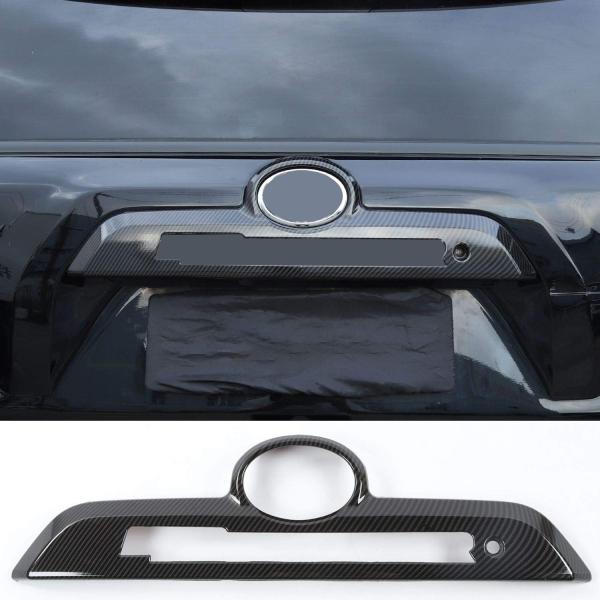 商品名JeCar for 4Runner Tailgate Handle Cover Carbon Fiber Rear Door Handle Trim Accessories Compatible with 2010-2023 Toyo...
