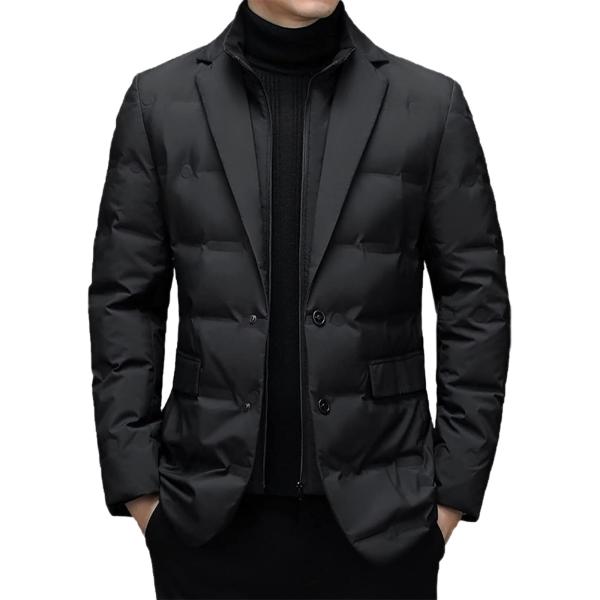 商品名:  LELEBEAR James Urban Windbreaker Men's Business Casual Windbreaker Down Jacket, Windproof Winter Warm Thicken Men'...