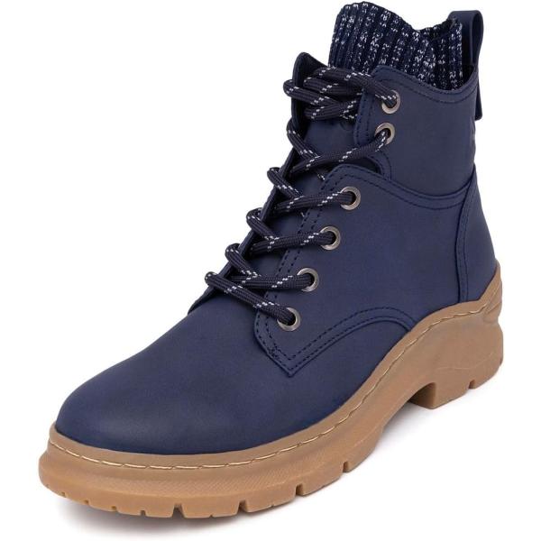 商品名Nautica Women's Winter Snow Boots - Warm Explorer No-Slip Lace-Up Ankle Bootie for Hiking, Snow Adventures, and Outdo...