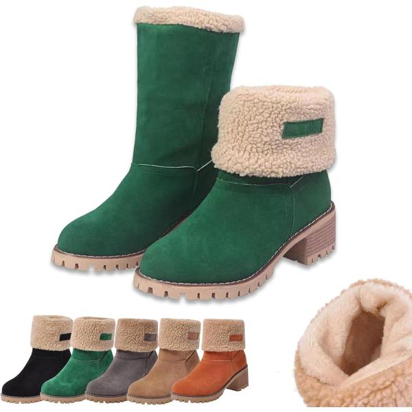 商品名AODGHC Dotmalls Boots - Dotmalls Seniors' Chunky Heel Winter Boots for Women Waterproof, Dotmalls Shoes, Womens Warm ...