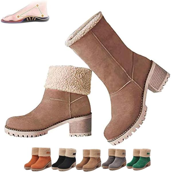 商品名Yueliang Libiyi Boots, Dotmalls Boots, Dotmalls Seniors' Chunky Heel Winter Boots, Dotmalls Boots for Seniorsブランド：Yue...