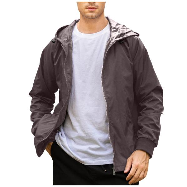商品名:  XIAXOGOOL Men's Softshell Jackets Light Weight Waterproof Windbreaker Hooded Jackets For Men Hiking Golf Jacket 20...