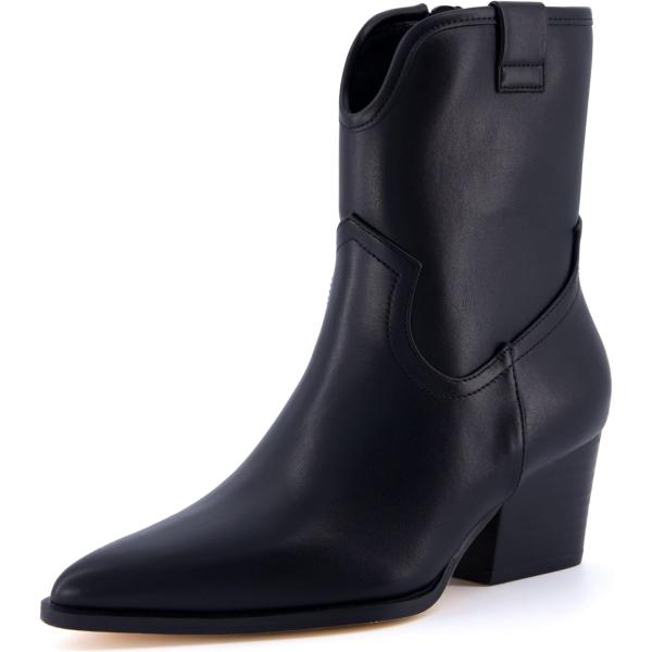 商品名CUSHIONAIRE Women's Roxy Western boot +Memory Foam, Wide Widths Available, Black 6.5 Wブランド：CUSHIONAIRE商品サイズ：6.5 Wide高...