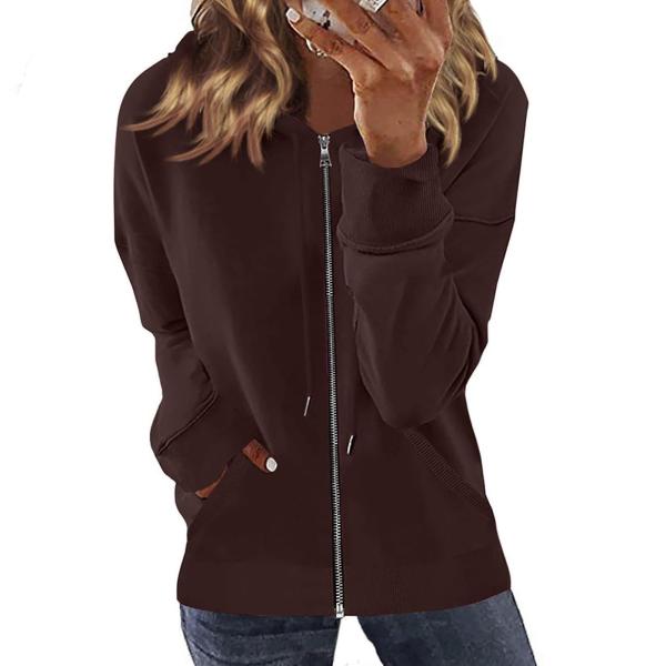 商品名:  My Orders Placed Recently By Me Winter Jackets for Women Casual Fall Fashion Solid Color Long Sleeve Tops Zipper O...