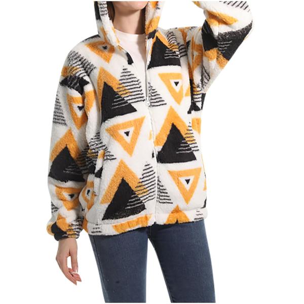 商品名:  Lastesso Bulk Pallets for Sale Women's Trendy Print Coats Hooded Sweater Coat Long Sleeved Hooded Casual Coat Jack...