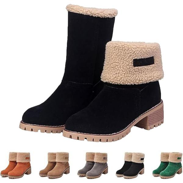 商品名TTEDMO Dotmalls Boots,Dotmalls Seniors' Chunky Heel Winter Boots,Women'S Winter Thermal Bootsdotmalls Boots,Dotmalls ...