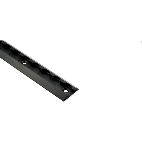 商品名VanEssential Venture Track T-6 アルミニウム Lトラック ブラック アルマイト (フロアアングルプロファイル) 24インチ - 2パックVanEssential Venture Track T-6 Alu...