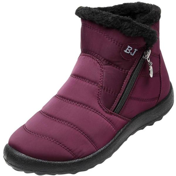 商品名JWSVBF Women's Shorty-New Mid Calf Winter Snow Boots Men's Winter Snow Boots Shoes Waterproof Comfortable Hiking Boot...