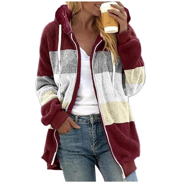 商品名:  Lausiuoe Winter Clothes For Women 2023 Plus Size Women's Hooded Winter Coat Warm Fleeced Lined Parka Long Jacketsブ...