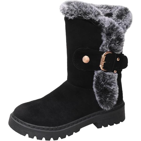 商品名Snow Boots for Women Waterproof Non Slip Women Snow Boots Winter Boots with Fur Lined Warm Insulated Ankle Booties Wi...