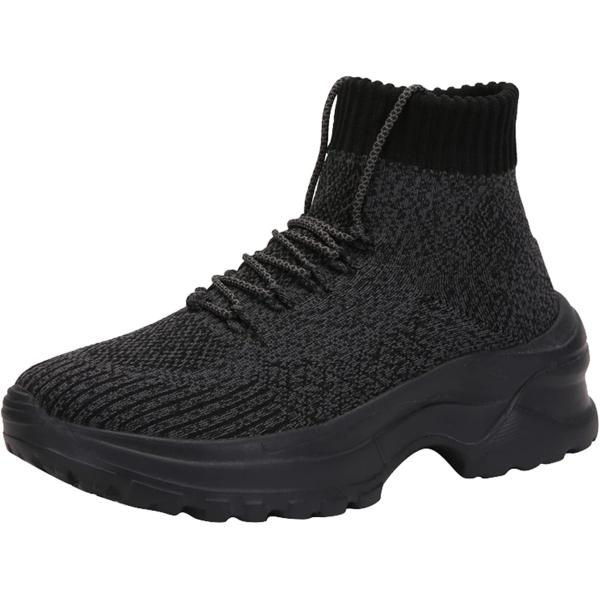 商品名FAMOORE Ankle Boots For Women Low Heel Comfort Work Boots Women Snow Boots Winter Shoes with Warm Fur Lined Ankle Boo...