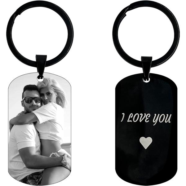 商品名BotheYi Drive Safe Keychains for Boyfriend Dad Mens,Husband Birthday Gift Ideas,Personalized Custom Key Chain With Co...