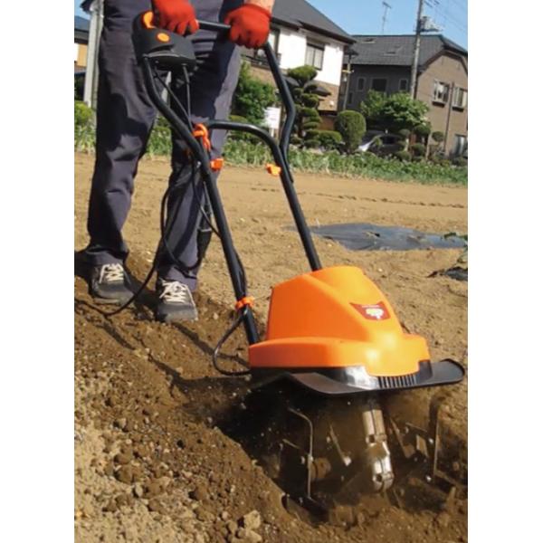 【メーカー直送品】【個人宅配達可能】【沖縄・離島不可】【代金引換不可・同梱不可】【配達時間指定不可・日曜・祝日配達不可】AKT-500WR家庭用電動耕運機「耕す造」・製品サイズ　幅345X奧行225X高さ1,250mm・製品重量　7.5kg...