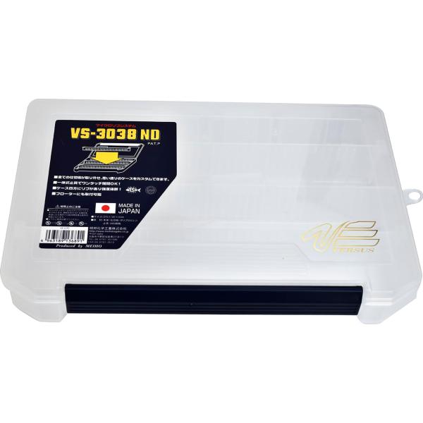 【商品概要】サイズ:275×187×43mm本体素材:ポリプロピレン止具素材:ABS可変仕切板 大2枚・小16枚付ワンタッチ式止具ワームプルーフ【商品説明】【商品詳細】ブランド：明邦(Meiho)商品種別：スポーツ＆アウトドア商品名：明邦(...