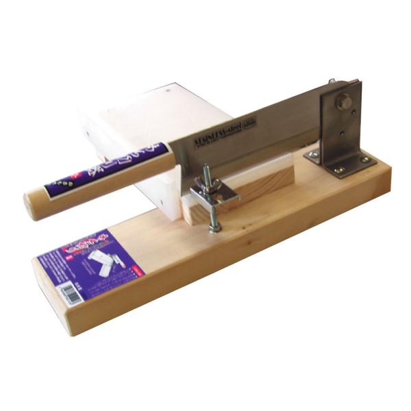 【商品概要】刃渡り:120mm台サイズ:360×290mm刃部:ステンレス刃物鋼台:天然木・プラスチック【商品説明】【商品詳細】ブランド：ウエダ製作所商品種別：DIY・工具・ガーデン商品名：ウエダ製作所 もち切り器 小 A-214製造元：ウ...