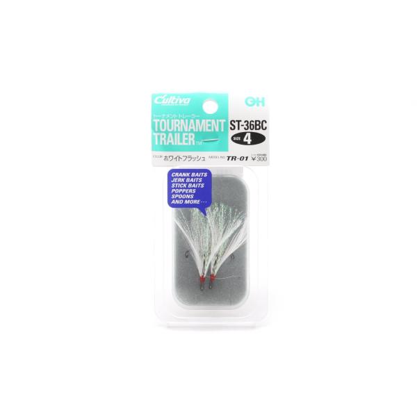 【商品概要】オーナー トーナメントトレーラー TR-01 ホワイトフラッシュ (ルアーフック)■号数：＃8、＃6、＃4≪オーナー ルアーフック≫【商品説明】【商品詳細】ブランド：オーナー(OWNER)商品種別：スポーツ＆アウトドア商品名：O...