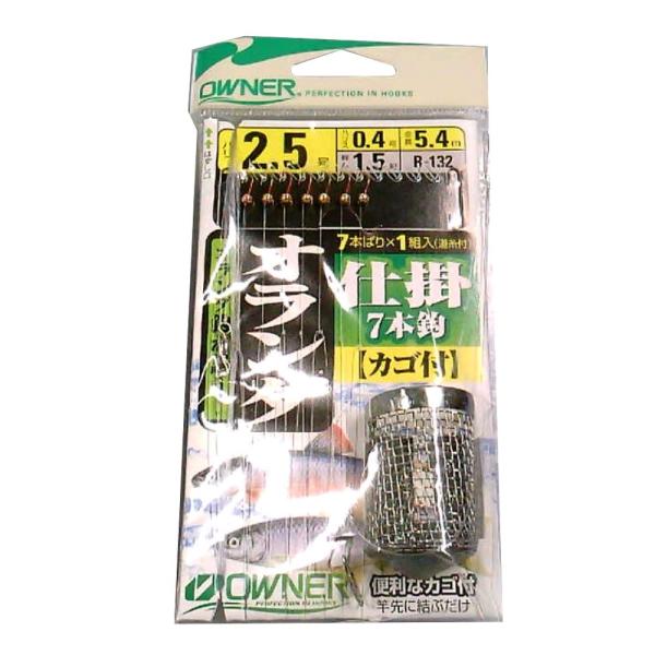 【商品概要】鈎本数:7本 / 使用鈎:オランダ カゴ付き号数:2.5号全長:5.4m【商品説明】【商品詳細】ブランド：オーナー(OWNER)商品種別：スポーツ＆アウトドア商品名：OWNER(オーナー) オランダカゴ仕掛 7本 オランダ 2....