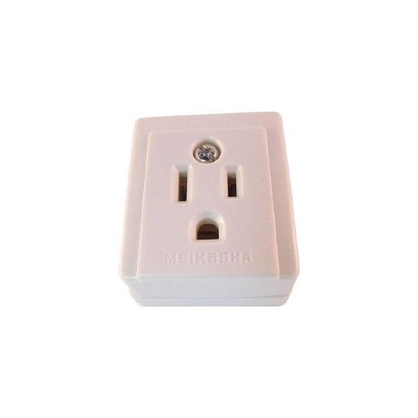 【商品概要】定格:接地2P15A125V長さ(mm):50幅(mm):44厚み(mm):28.5【商品説明】【商品詳細】ブランド：明工社商品種別：DIY・工具・ガーデン商品名：明工 接地コンセント(白) ME2726W製造元：明工社商品番号...