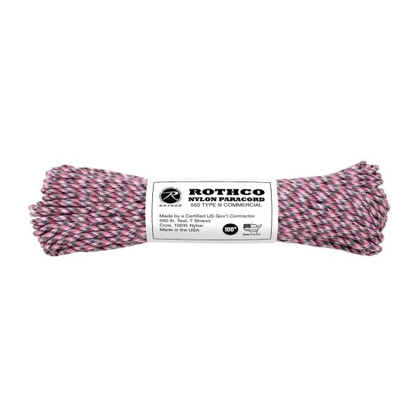 【商品概要】【商品説明】【商品詳細】ブランド：ROTHCO(ロスコ)商品種別：スポーツ＆アウトドア商品名：ROTHCO(ロスコ) ナイロンパラコード 30m(100ft) PINK CAMO 154製造元：ROTHCO(ロスコ)商品番号：1...