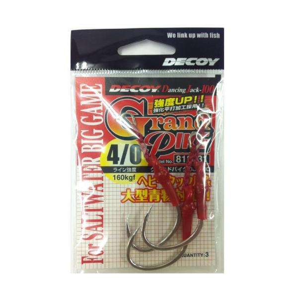 【商品概要】入数: 3本入りサイズ: 4/0フックカラー: TIN(Aqua Block)「パイク」の性能に管付仕様で強度アップを図った「パイク タイプR JS-3」を採用【#4/0】…ジグをホールドしづらくディープ攻略にも最適で大物にも対...