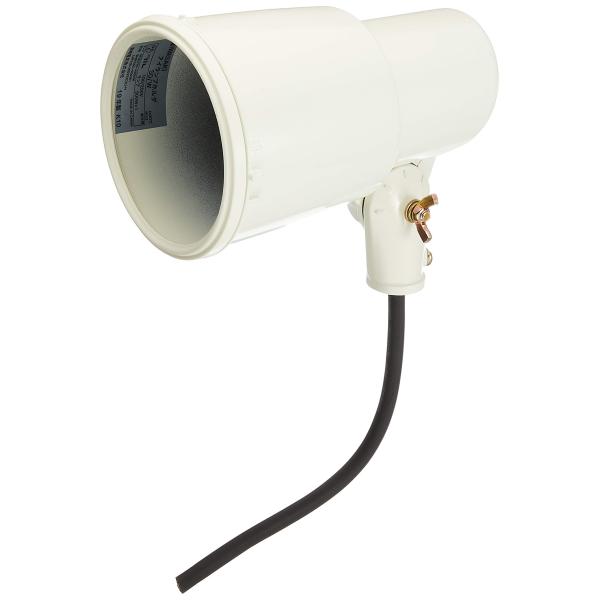 【商品概要】S形アイ ランプホルダサイズ:口出線200mm商品の重量:500 g耐圧防爆形押ボタンスイッチ色:ホワイト【商品説明】【商品詳細】ブランド：岩崎商品種別：DIY・工具・ガーデン商品名：岩崎電気 ランプホルダ ホワイト 口出線20...