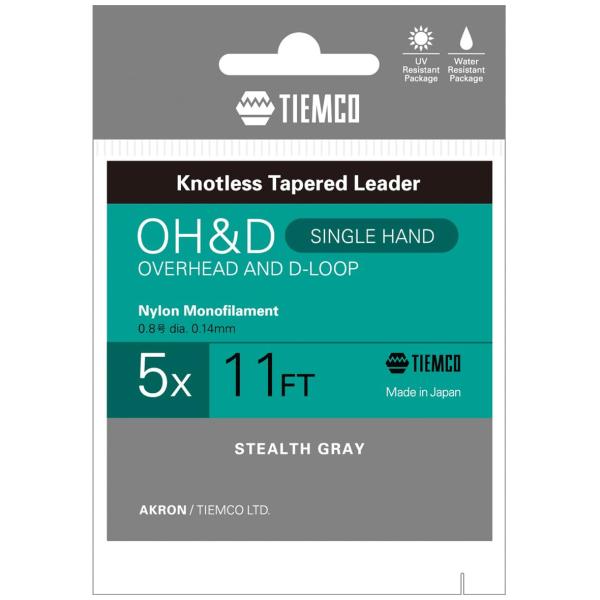 【商品概要】ステルスグレー【商品説明】【商品詳細】ブランド：ティムコ(TIEMCO)商品種別：スポーツ＆アウトドア商品名：ティムコ(TIEMCO) TIEMCO OH&amp;Dリーダー シングル 11FT 5X製造元：ティムコ(TIEMC...