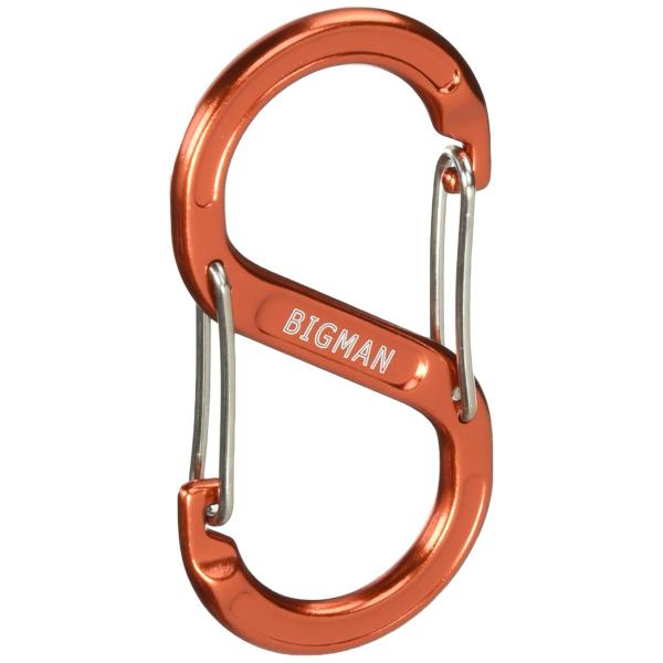 【商品概要】材質:本体:アルミ合金;ゲート:ステンレス【商品説明】【商品詳細】ブランド：ビッグマン(Bigman)商品種別：DIY・工具・ガーデン商品名：ビッグマン(Bigman) カラビナ CARABINER 80mm AFC6-8OR ...