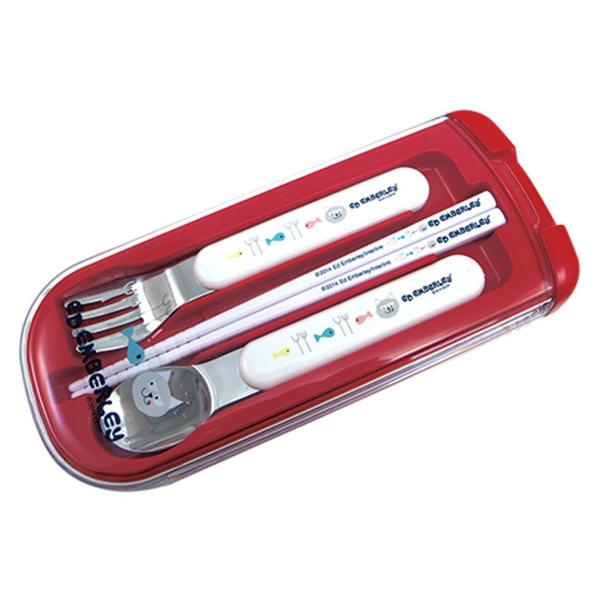 【商品概要】絵本作家ED EMBERLEY(エド・エンバリー)のランチシリーズ[本体サイズ] ケース/約W84×D197×H19mm[製造国] 日本[素材] 本体/ABS、上フタ/AS、中皿/ポリプロピレン、金属部分/ステンレス【商品説明】...