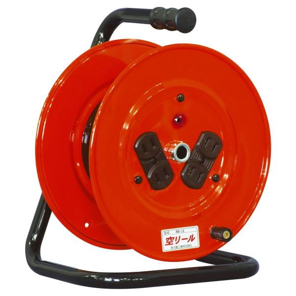 【商品概要】●【側板　色】オレンジ●【側板　直径】250mm●【巻胴　直径】135mm●【巻胴　幅】100mm●【コンセント形状】2P 15A●【コンセント数】4●【本体サイズ】W250×D185×H316mm●【本体質量】1.6kg【商品...