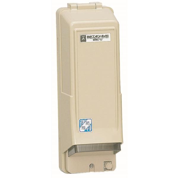 【商品概要】感度電流:30mA【商品説明】【商品詳細】ブランド：未来工業商品種別：DIY・工具・ガーデン商品名：未来工業 防水コンセントボックス 防水コンセント付 漏電しゃ断器付 ベージュ 1個製造元：未来工業(MIRAI)商品番号：WBC...