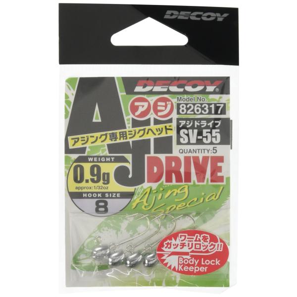 【商品概要】入数:5pcs.【商品説明】【商品詳細】ブランド：カツイチ(KATSUICHI)商品種別：スポーツ＆アウトドア商品名：カツイチ(KATSUICHI) アジドライブ #8-0.9g SV-55製造元：カツイチ(KATSUICHI)...