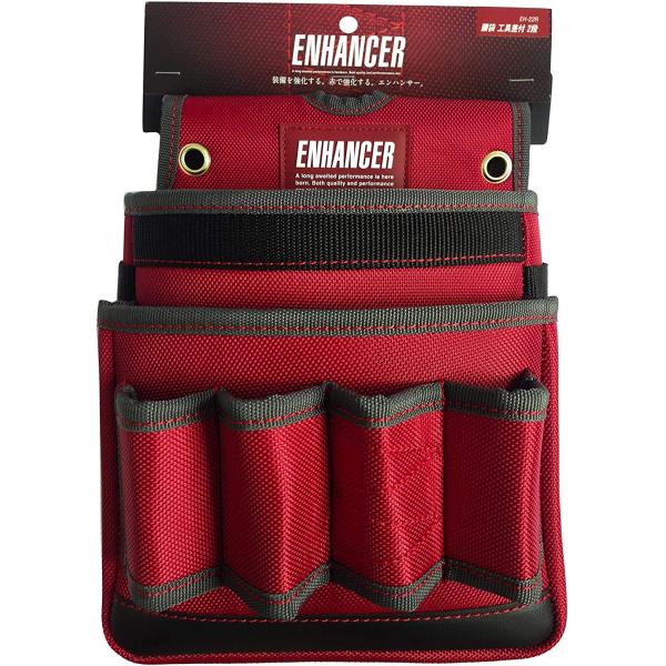 【商品概要】生地:ポリエステル1000デニール金属部品:鉄リベット、アルミハトメ【商品説明】【商品詳細】ブランド：ビッグマン(Bigman)商品種別：DIY・工具・ガーデン商品名：BIGMAN(ビッグマン) ENHANCER 腰袋 工具差付...