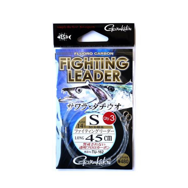 【商品概要】主な対応魚種:サワラ タチウオ 青物素材:フロロカーボン全長:45cm / 号数:S(14号)カラー:透明入り数:3組【商品説明】【商品詳細】ブランド：Gamakatsu(がまかつ)商品種別：スポーツ＆アウトドア商品名：がまかつ...