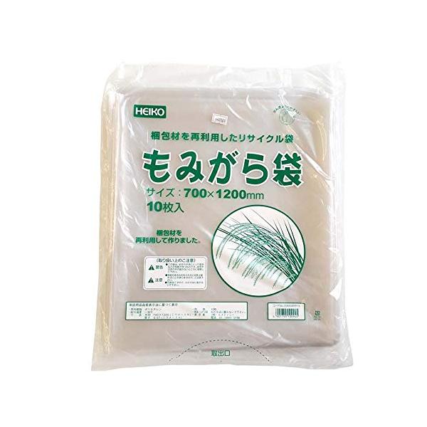 【商品概要】丈夫で環境にやさしい、もみがらをいれるポリ袋です。［仕様］ ・厚さ：0.07mm ・幅：700mm ・長さ：1200mm ・材質：LDPE（梱包材ポリエチレン再生） ・セット内容：10枚（1袋10枚入り×1袋） ※写真とデザイン...