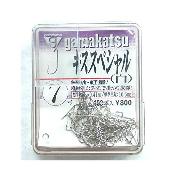 【商品概要】主な対応魚種:キス号数:7号入り数:100本鈎仕様:ヒネリカラー:白【商品説明】【商品詳細】ブランド：Gamakatsu(がまかつ)商品種別：スポーツ＆アウトドア商品名：がまかつ(Gamakatsu) シングルフック ザ・ボック...