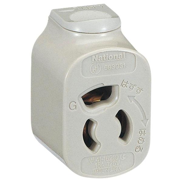 【商品概要】●※写真は商品シリーズの代表例を記載しています。●入数(個):1<br>●種別:【RD81-L】ファクトライン用抜止めコンセント<br>●コンセント仕様:抜け止めコンセント 2P E付<br>...