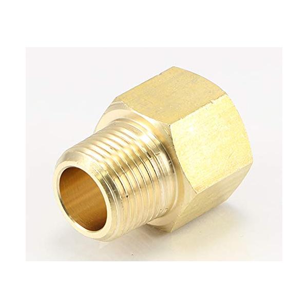 【商品概要】●接続口径D1：R1/4●接続口径D2：Rc1/2●六角対辺(mm)：26●使用流体：水、空気、油、他材質に悪影響のない物。●寸法(mm)B：26●寸法(mm)A：29【商品説明】【商品詳細】ブランド：アソー商品種別：DIY・工...