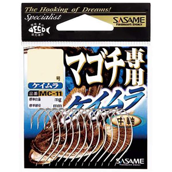 【商品概要】号数：ケイムラ 18号入数：12本標準自重(mg)：402.1標準線経(mm)：1.15【商品説明】【商品詳細】ブランド：ささめ針(SASAME)商品種別：スポーツ＆アウトドア商品名：ささめ針(Sasame) MC-11 マゴチ...