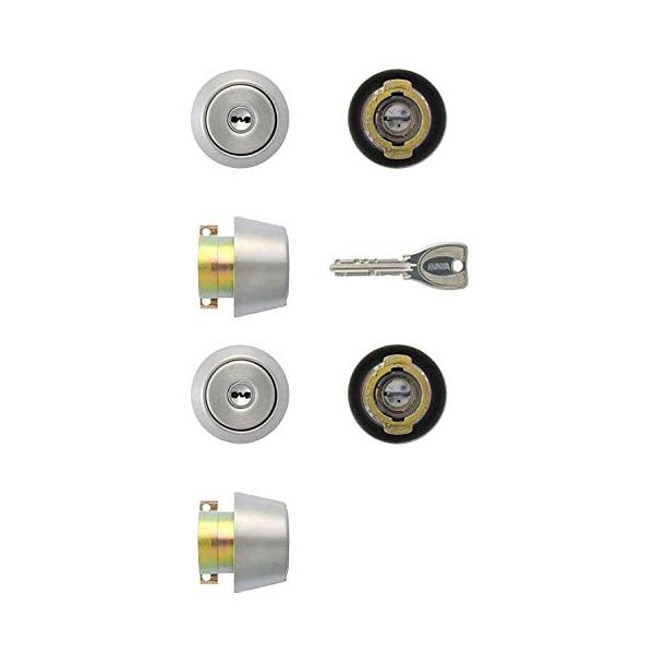 【商品概要】シリンダー錠 シリンダー 取替え 防犯錠 シルバー色 ピッキングは非常に困難。 ドリル攻撃にも高い抵抗力。 鍵 交換※注意事項※ご購入前にご確認下さい 純正キーは出荷時の状態で6本が入っています。商品の返品・交換をする時は、箱が...