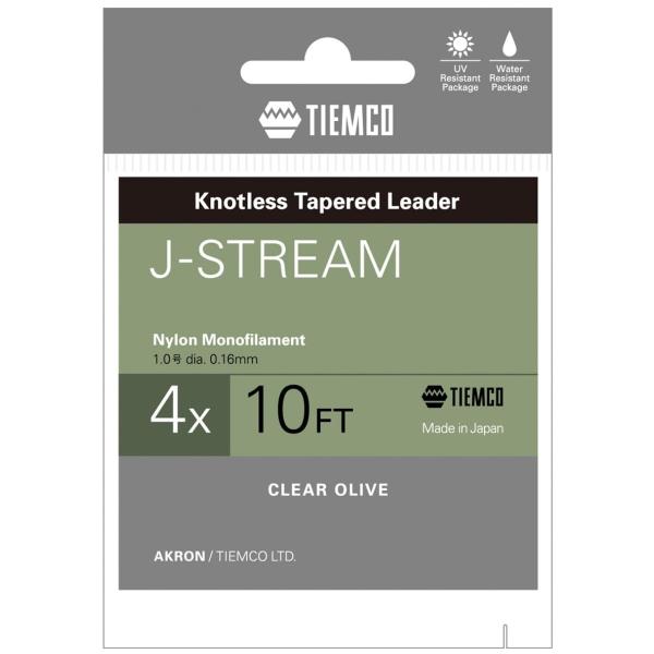【商品概要】サイズ:10ft 4Xカラー:クリアオリーブ【商品説明】【商品詳細】ブランド：ティムコ(TIEMCO)商品種別：スポーツ＆アウトドア商品名：ティムコ(TIEMCO) Jストリームリーダー 10ft 4X製造元：ティムコ(TIEM...