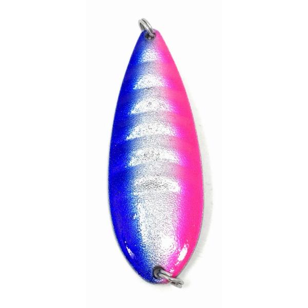 【商品概要】入数:1個自重: 45g / カラー： 銀粉ブルピン素材: 「ZAMS (ザムス) 非鉛・低比重合金素材」釣場: 船 堤防 / おすすめ対象魚: 鮭シリーズ: 【鮭勝】……鮭釣りのスペシャリストが考案したアキアジ対応スプーン!「...