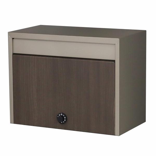 【商品概要】??【メール便・B4封筒が受け取れる】26×34×3.5cmまでの郵便物を受け取れる大型タイプです。??【スタイリッシュな木目調デザイン】ポストの取り出し口扉が木目調デザインになっており、置くだけでお洒落な玄関に。外壁に馴染み、...