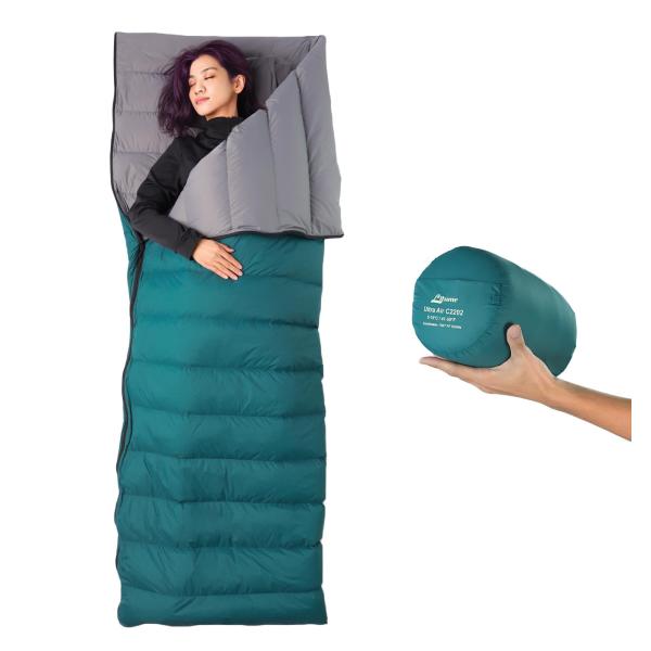 【商品概要】温度評価：快適：59°F（15°C） / エクストリーム：41°F（5°C）ベトナム製組み合わせることで柔軟性を提供：これは単一の人用または二人用の構成に変形して柔軟性を提供します。一人用または二人用の寝袋を組み合わせて、二人の...