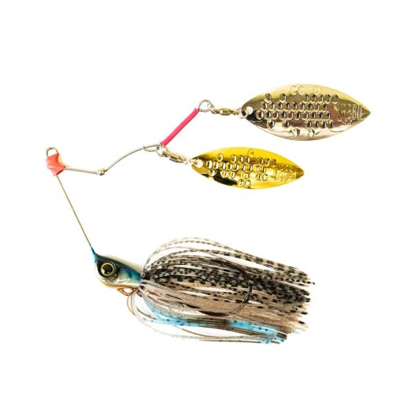 【商品概要】WEIGHT:3/8oz（付属の3.5gタングステンウェイト装着で1/2ozに可変）HOOK:#3/0【商品説明】ノッキンブレードシステム:ノッキンブレードシステムは、フロントブレードの位置を変更することで全く違う二つのアクショ...