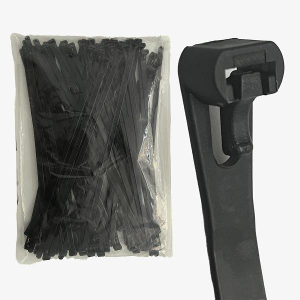 【商品概要】【繰り返し】このリピートタイは再利用できるようにデザインされています。【より太い】長さ:300mm 幅:7.6mm 厚さ:1.4mm【より丈夫な材料】PA66/ナイロン66を採用しており、22kgの引張強度を達成します。【幅広い...